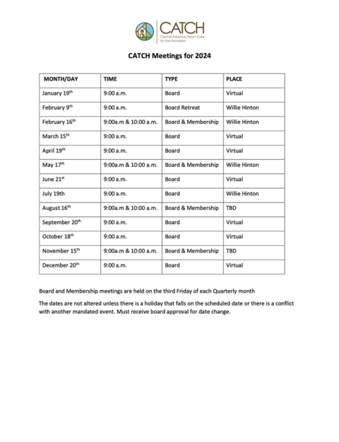 Community Announcements | CATCH Arkansas